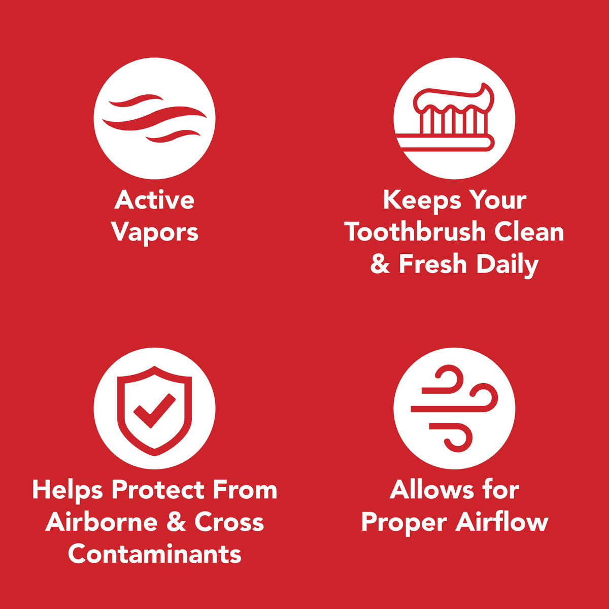 Original Clip-On Toothbrush Protector, 2 Count – Steripod